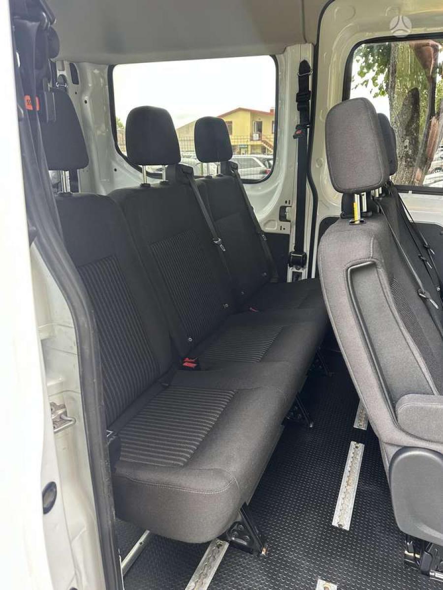 White Ford Transit 2018 in Taurage, with an engine capacity of 2.00 L and mileage of 232 thousand km for 13500 €, photo 23 on AUTOMOTO.COM.LV