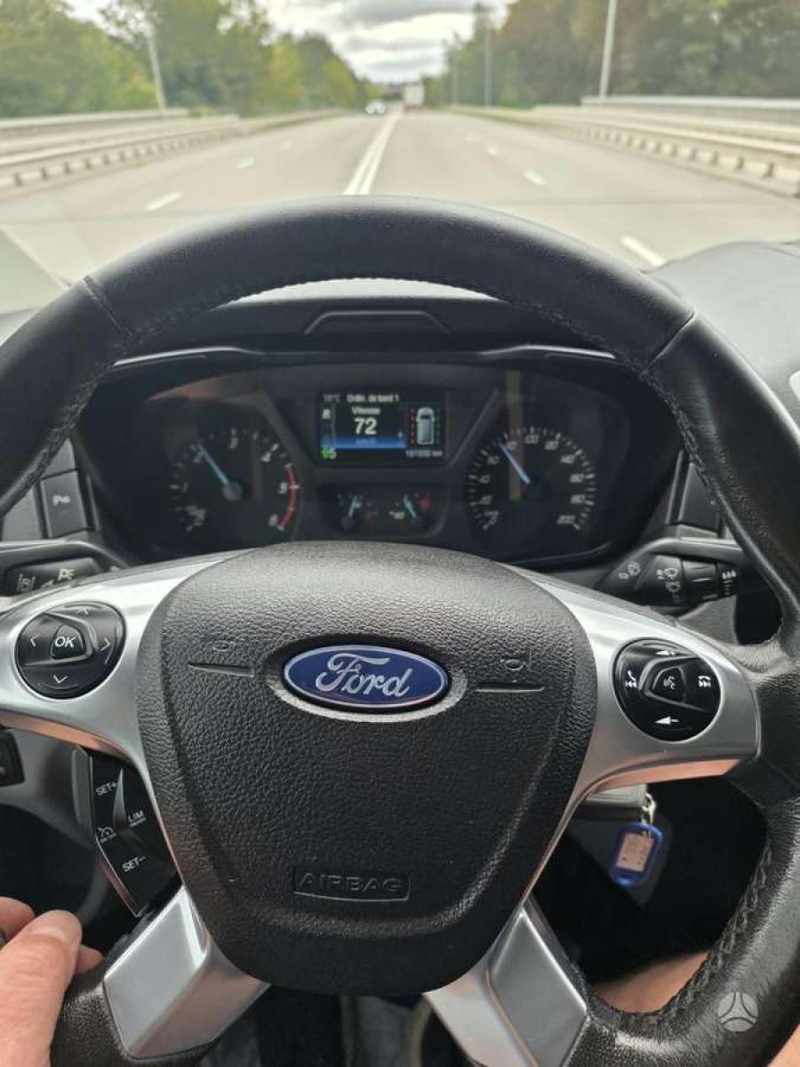 White Ford Transit 2018 in Marijampole, with an engine capacity of 2.00 L and mileage of 182 thousand km for 9850 €, photo 12 on AUTOMOTO.COM.LV