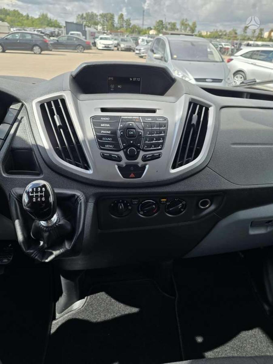 White Ford Transit 2018 in Marijampole, with an engine capacity of 2.00 L and mileage of 182 thousand km for 9850 €, photo 14 on AUTOMOTO.COM.LV