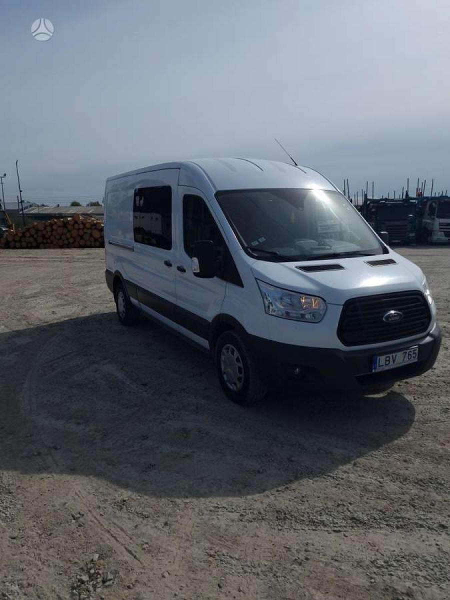 White Ford Transit 2019 in Kaunas, with an engine capacity of 2.00 L and mileage of 639 thousand km for 10500 €, photo 3 on AUTOMOTO.COM.LV