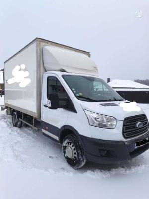 White Ford Transit 2019 in Taurage, with an engine capacity of 2.00 L and mileage of 195 thousand km for 13500 €, photo 2 on AUTOMOTO.COM.LV