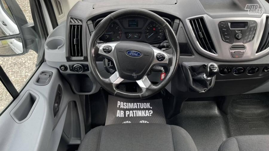 Balts Ford Transit 2019 Marijampole, ar dzinēja tilpumu 2.00 L un nobraukumu 111 tūkst. km par 14350 €, foto 13 vietnē AUTOMOTO.COM.LV
