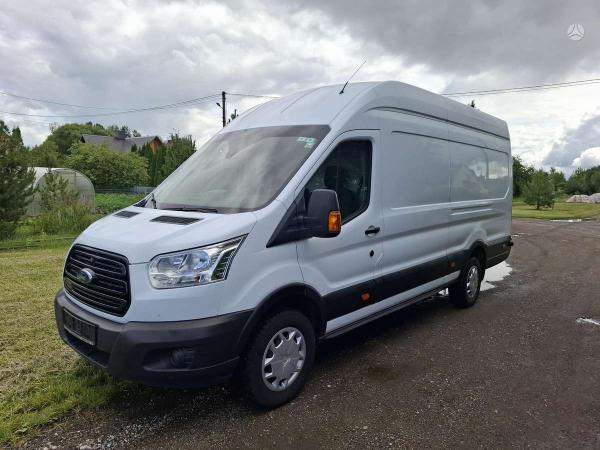 White Ford Transit 2019 in Panevezys, with an engine capacity of 2.00 L and mileage of 198 thousand km for 10800 €, photo 2 on AUTOMOTO.COM.LV