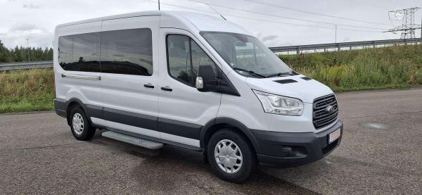 White Ford Transit 2019 in Marijampole, with an engine capacity of 2.00 L and mileage of 235 thousand km for 13200 €, photo 3 on AUTOMOTO.COM.LV