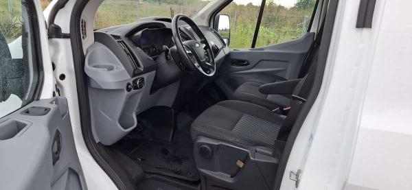 White Ford Transit 2019 in Marijampole, with an engine capacity of 2.00 L and mileage of 235 thousand km for 13200 €, photo 11 on AUTOMOTO.COM.LV