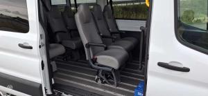 White Ford Transit 2019 in Marijampole, with an engine capacity of 2.00 L and mileage of 235 thousand km for 13200 €, photo 14 on AUTOMOTO.COM.LV