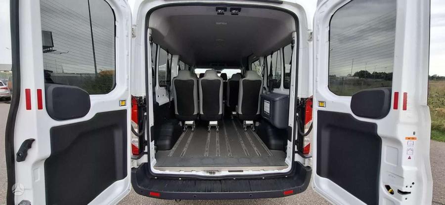 White Ford Transit 2019 in Marijampole, with an engine capacity of 2.00 L and mileage of 235 thousand km for 13200 €, photo 16 on AUTOMOTO.COM.LV