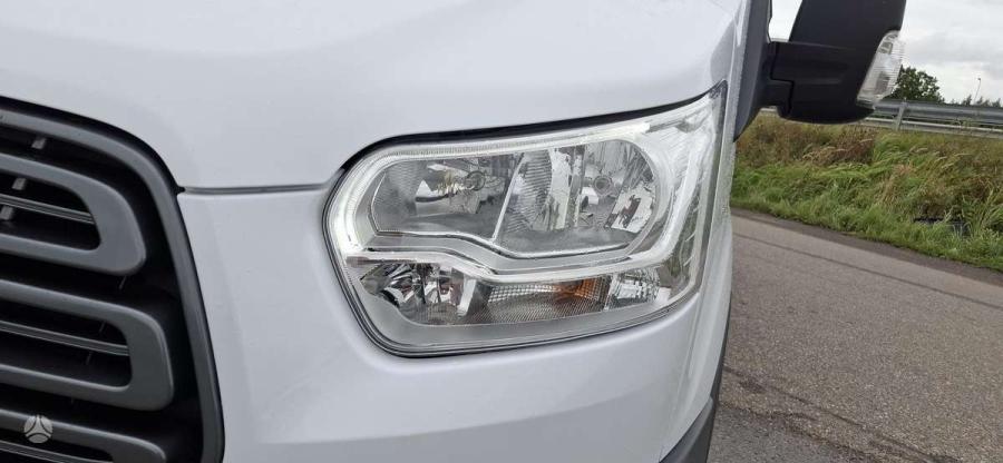 White Ford Transit 2019 in Marijampole, with an engine capacity of 2.00 L and mileage of 235 thousand km for 13200 €, photo 26 on AUTOMOTO.COM.LV