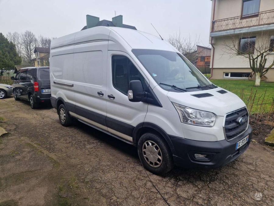 White Ford Transit 2021 in Kedainiai, with an engine capacity of 2.00 L and mileage of 187 thousand km for 16335 €, photo 1 on AUTOMOTO.COM.LV