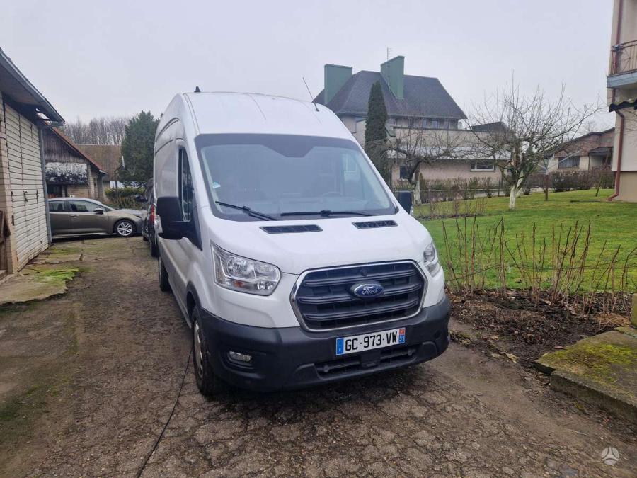 White Ford Transit 2021 in Kedainiai, with an engine capacity of 2.00 L and mileage of 187 thousand km for 16335 €, photo 2 on AUTOMOTO.COM.LV