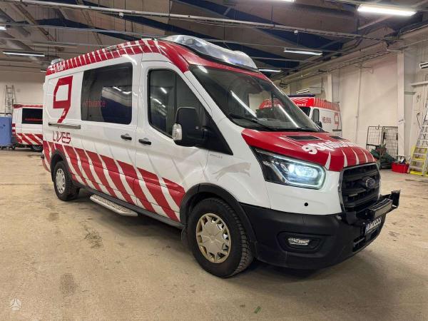 White Ford Transit 2021 in Kaunas, with an engine capacity of 2.00 L and mileage of 488 thousand km for 19800 €, photo 1 on AUTOMOTO.COM.LV