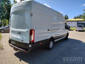 White Ford Transit 2022 in Valmiera, with an engine capacity of 2.00 L and mileage of 228 thousand km for 18150 €, photo 4 on AUTOMOTO.COM.LV