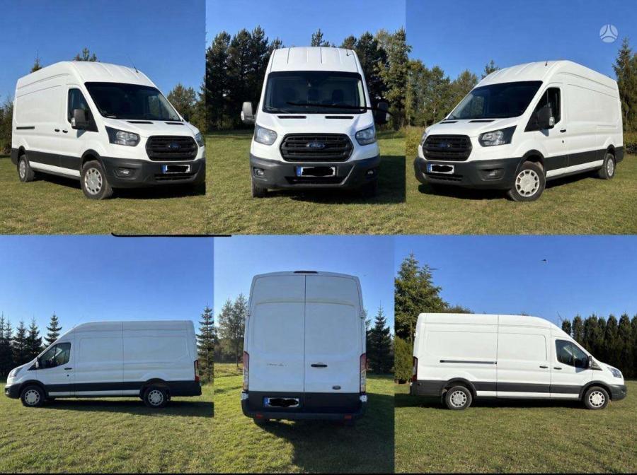 White Ford Transit 2022 in Kaunas, with an engine capacity of 2.00 L and mileage of 91 thousand km for 18500 €, photo 4 on AUTOMOTO.COM.LV