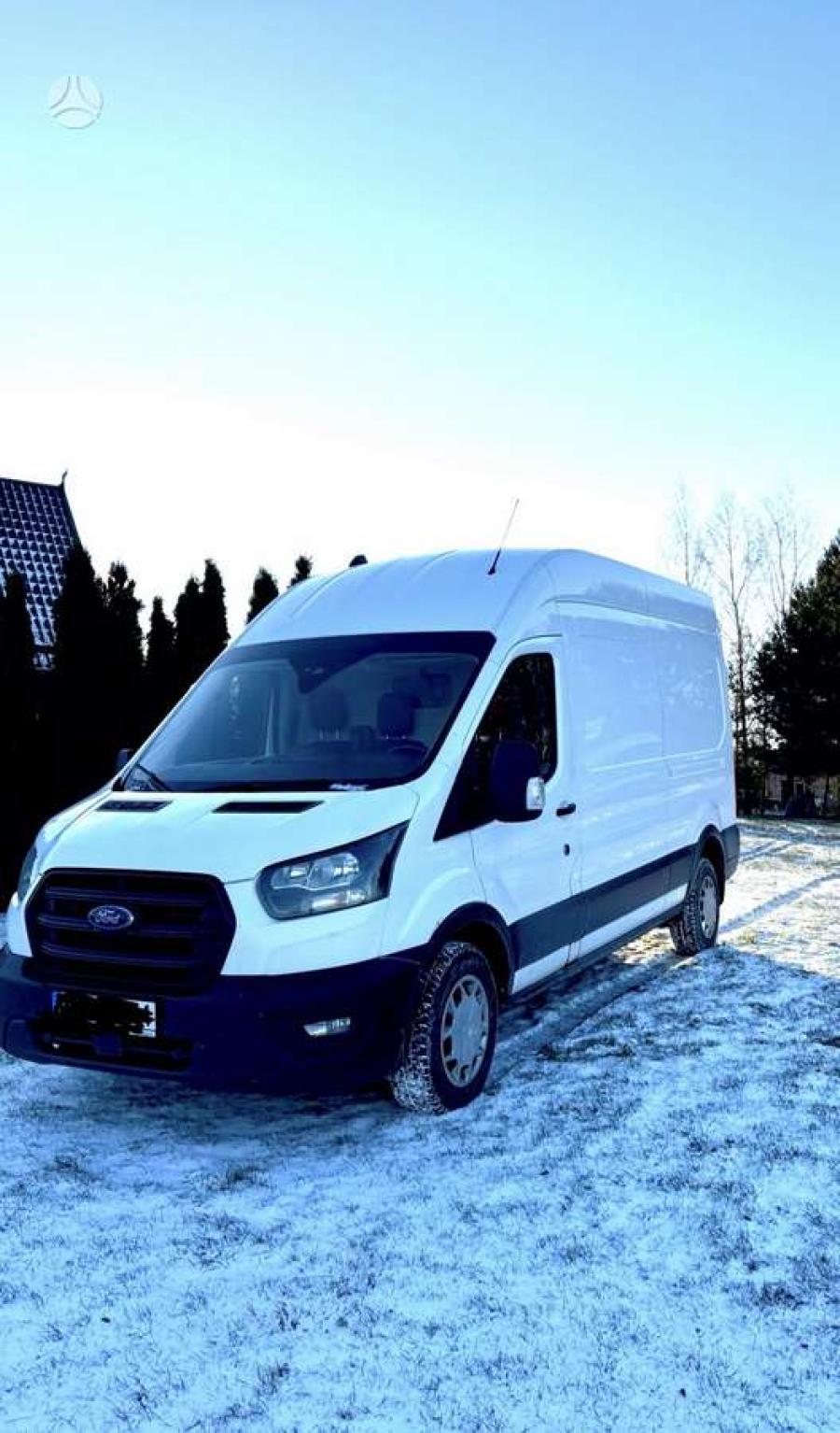 White Ford Transit 2022 in Kaunas, with an engine capacity of 2.00 L and mileage of 91 thousand km for 18500 €, photo 8 on AUTOMOTO.COM.LV