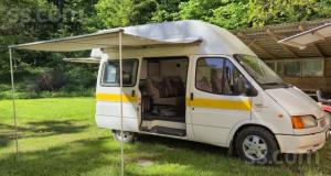 White Ford Transit 1986 in Riga, with an engine capacity of 2.50 L and mileage of 81 thousand km for 4500 €, photo  on AUTOMOTO.COM.LV