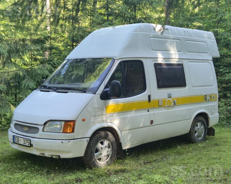 White Ford Transit 1986 in Riga, with an engine capacity of 2.50 L and mileage of 81 thousand km for 4500 €, photo 3 on AUTOMOTO.COM.LV