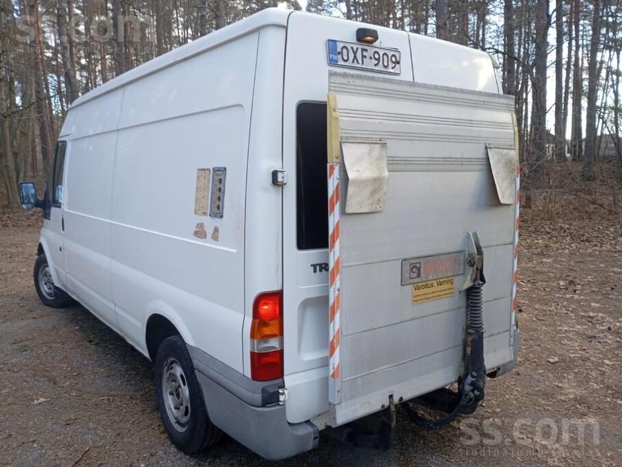 White Ford Transit 2003 in Riga, with an engine capacity of 2.00 L and mileage of 264 thousand km for 1000 €, photo 1 on AUTOMOTO.COM.LV