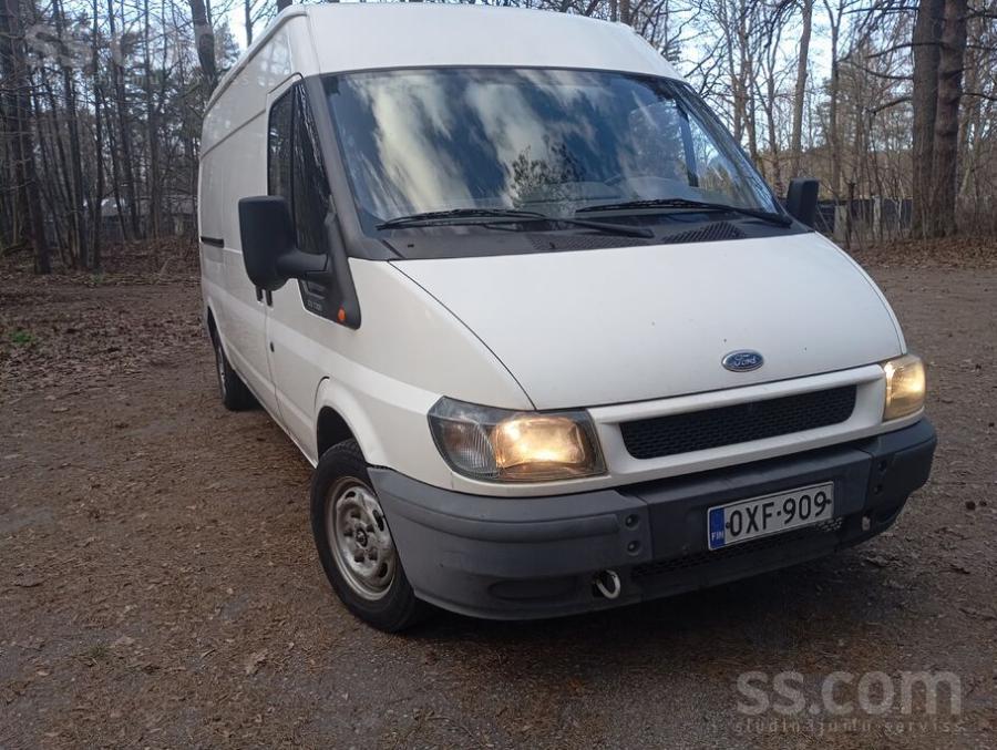 White Ford Transit 2003 in Riga, with an engine capacity of 2.00 L and mileage of 264 thousand km for 1000 €, photo 5 on AUTOMOTO.COM.LV