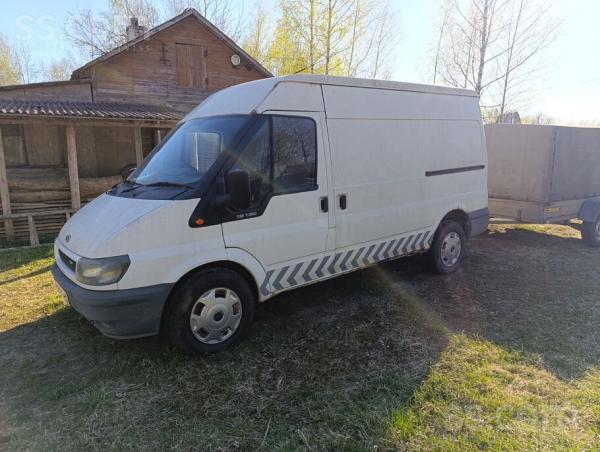 White Ford Transit 2004 in Talsi, with an engine capacity of 2.20 L and mileage of 301 thousand km for 600 €, photo 2 on AUTOMOTO.COM.LV