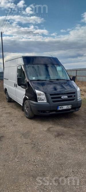 White Ford Transit 2007 in Jekabpils, with an engine capacity of 2.20 L and mileage of 194 thousand km for 2400 €, photo 2 on AUTOMOTO.COM.LV