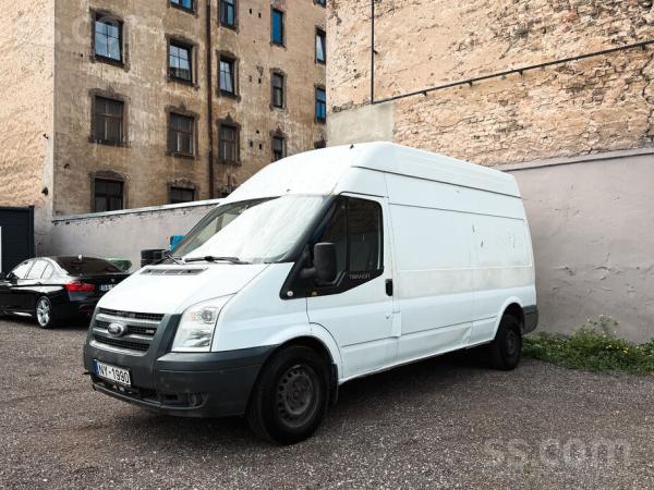White Ford Transit 2007 in Riga, with an engine capacity of 2.20 L and mileage of 428 thousand km for 2750 €, photo 2 on AUTOMOTO.COM.LV