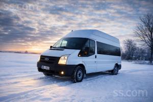 White Ford Transit 2008 in Jurmala, with an engine capacity of 2.20 L and mileage of 308 thousand km for 3150 €, photo  on AUTOMOTO.COM.LV