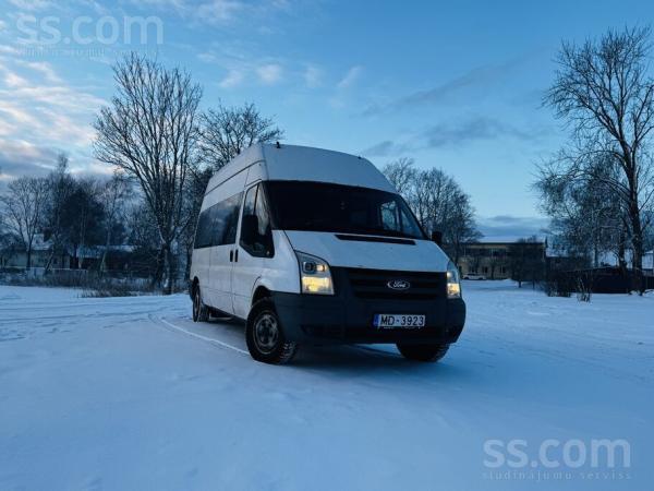 White Ford Transit 2008 in Jurmala, with an engine capacity of 2.20 L and mileage of 308 thousand km for 3150 €, photo 6 on AUTOMOTO.COM.LV