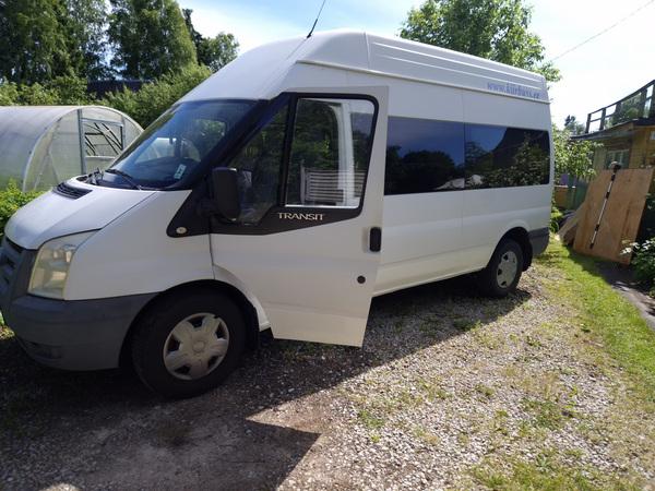 White Ford Transit 2008 in Narva, with an engine capacity of 2.40 L and mileage of 164 thousand km for 7200 €, photo 2 on AUTOMOTO.COM.LV