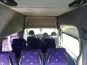 White Ford Transit 2008 in Narva, with an engine capacity of 2.40 L and mileage of 164 thousand km for 7200 €, photo 13 on AUTOMOTO.COM.LV