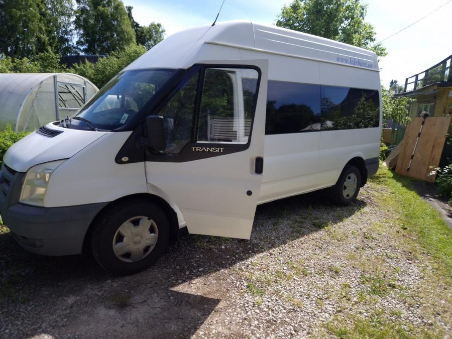 White Ford Transit 2008 in Narva, with an engine capacity of 2.40 L and mileage of 164 thousand km for 7200 €, photo 18 on AUTOMOTO.COM.LV