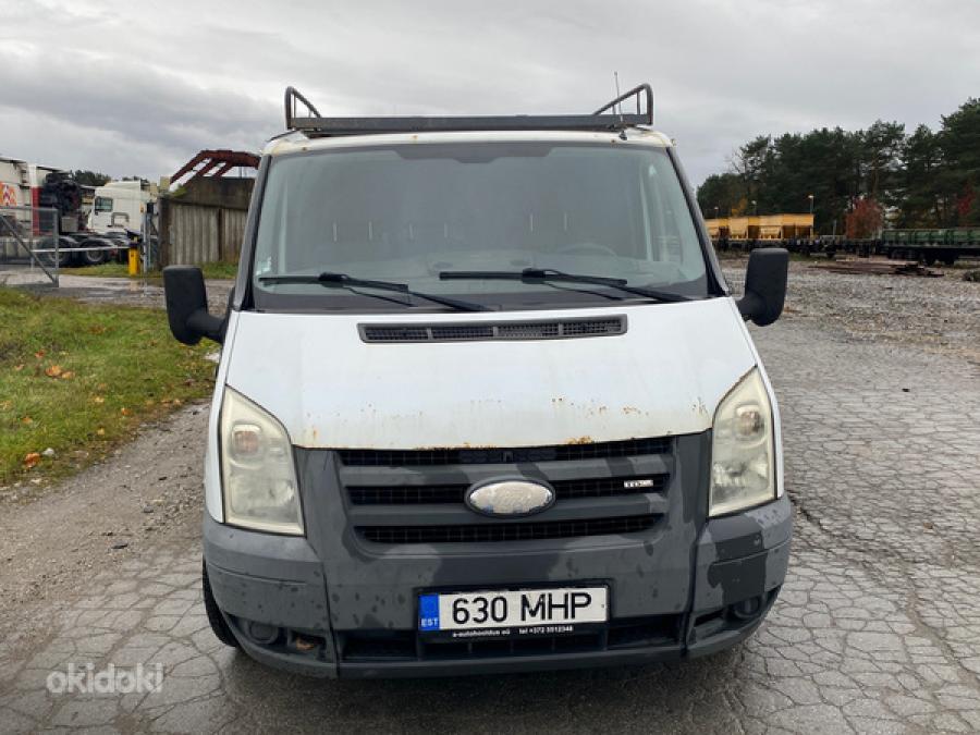 White Ford Transit 2008 in Tallinn, with an engine capacity of 2.20 L and mileage of 251 thousand km for 2100 €, photo 3 on AUTOMOTO.COM.LV