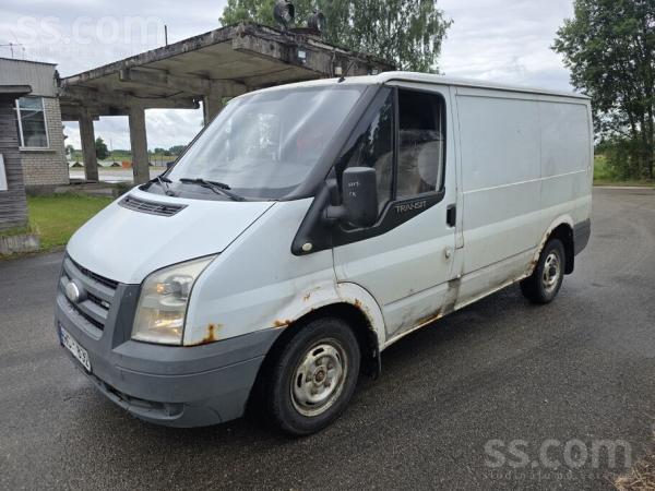 White Ford Transit 2008 in Riga, with an engine capacity of 2.20 L and mileage of 384 thousand km for 1190 €, photo 1 on AUTOMOTO.COM.LV