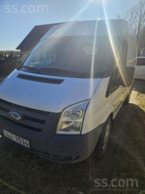 White Ford Transit 2009 in Bauska, with an engine capacity of 2.10 L and mileage of 223 thousand km for 4500 €, photo  on AUTOMOTO.COM.LV
