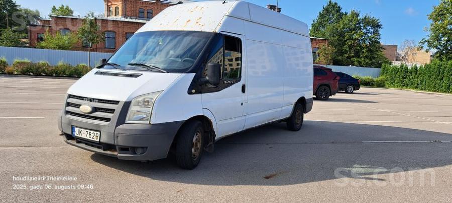 White Ford Transit 2010 in Riga, with an engine capacity of 2.20 L and mileage of 0 thousand km for 1500 €, photo 1 on AUTOMOTO.COM.LV