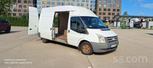 White Ford Transit 2010 in Riga, with an engine capacity of 2.20 L and mileage of 0 thousand km for 1500 €, photo 8 on AUTOMOTO.COM.LV