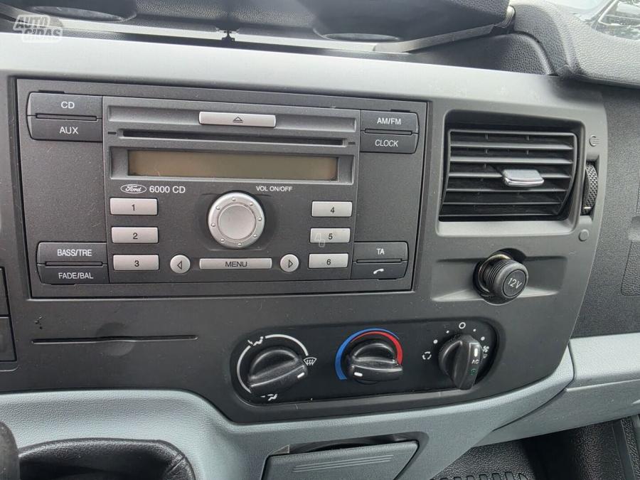 White Ford Transit 2010 in Vilnius, with an engine capacity of 2.00 L and mileage of 285 thousand km for 5650 €, photo 21 on AUTOMOTO.COM.LV