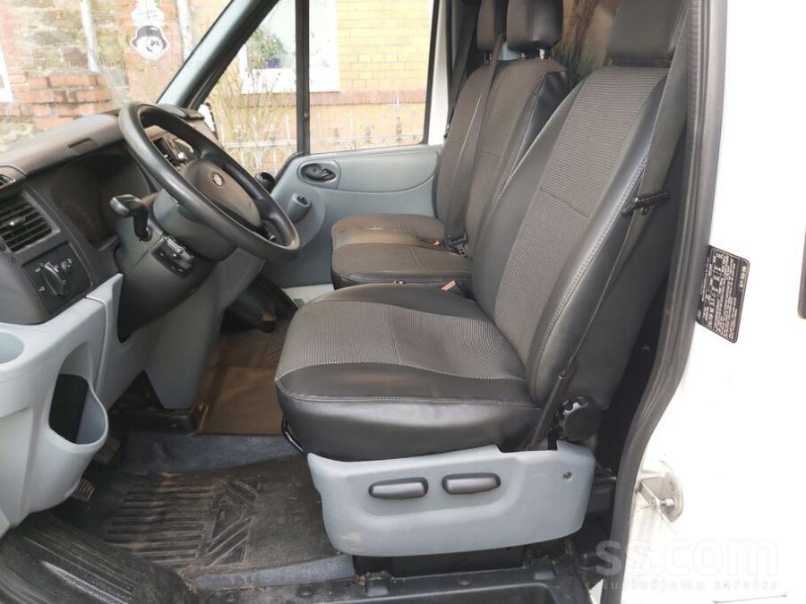 White Ford Transit 2011 in Valka, with an engine capacity of 2.20 L and mileage of 253 thousand km for 5900 €, photo 3 on AUTOMOTO.COM.LV