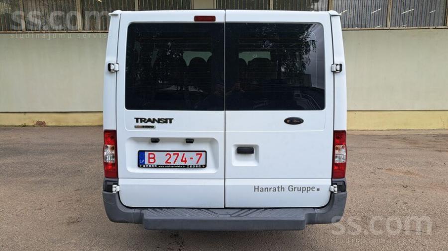 White Ford Transit 2011 in Ogre, with an engine capacity of 2.20 L and mileage of 175 thousand km for 6950 €, photo 8 on AUTOMOTO.COM.LV