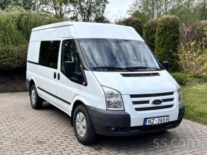 White Ford Transit 2012 in Aluksne, with an engine capacity of 2.20 L and mileage of 231 thousand km for 6400 €, photo  on AUTOMOTO.COM.LV