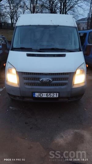 White Ford Transit 2012 in Riga, with an engine capacity of 2.20 L and mileage of 197 thousand km for 3900 €, photo  on AUTOMOTO.COM.LV