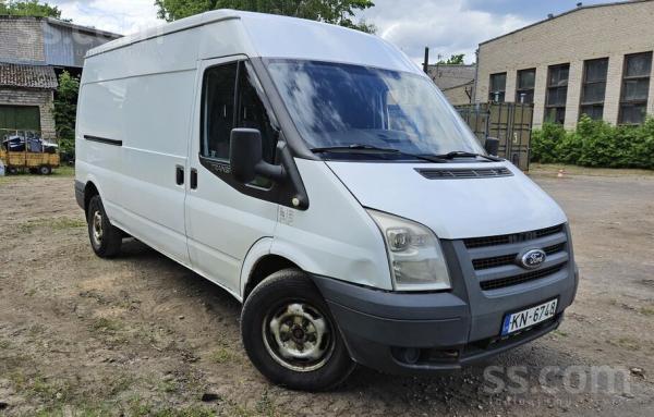 White Ford Transit 2012 in Riga, with an engine capacity of 2.20 L and mileage of 339 thousand km for 3300 €, photo 2 on AUTOMOTO.COM.LV