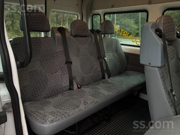 White Ford Transit 2012 in Jurmala, with an engine capacity of 2.20 L and mileage of 0 thousand km for 5790 €, photo 7 on AUTOMOTO.COM.LV