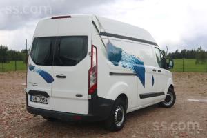 White Ford Transit 2014 in Kuldiga, with an engine capacity of 2.20 L and mileage of 184 thousand km for 7500 €, photo 5 on AUTOMOTO.COM.LV