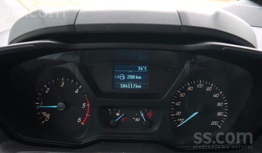 White Ford Transit 2014 in Kuldiga, with an engine capacity of 2.20 L and mileage of 184 thousand km for 7500 €, photo 10 on AUTOMOTO.COM.LV