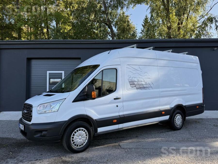 White Ford Transit 2014 in Tallinn, with an engine capacity of 2.20 L and mileage of 244 thousand km for 6999 €, photo 3 on AUTOMOTO.COM.LV