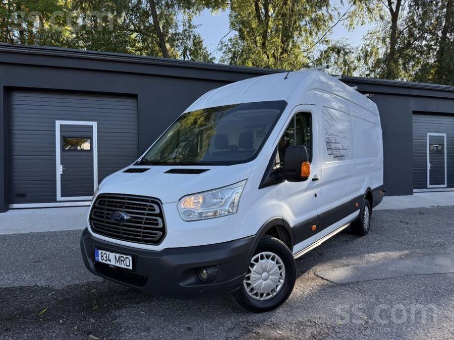 White Ford Transit 2014 in Tallinn, with an engine capacity of 2.20 L and mileage of 244 thousand km for 6999 €, photo 4 on AUTOMOTO.COM.LV