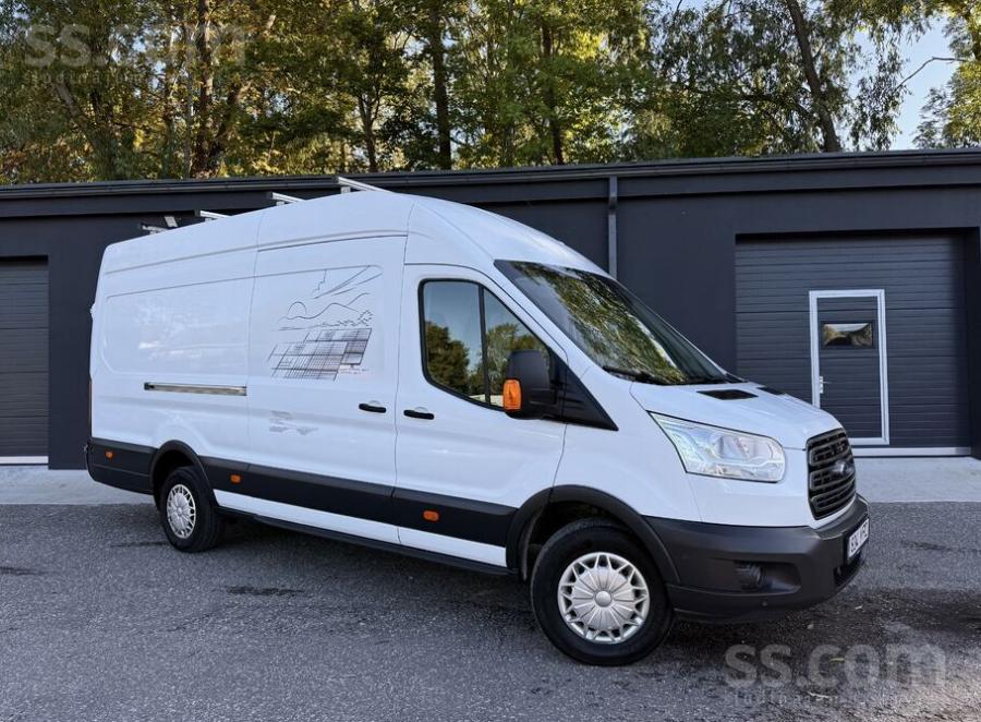 White Ford Transit 2014 in Tallinn, with an engine capacity of 2.20 L and mileage of 244 thousand km for 6999 €, photo 9 on AUTOMOTO.COM.LV
