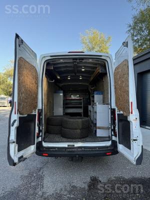 White Ford Transit 2014 in Tallinn, with an engine capacity of 2.20 L and mileage of 244 thousand km for 6999 €, photo 19 on AUTOMOTO.COM.LV