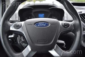 White Ford Transit 2015 in Riga, with an engine capacity of 2.20 L and mileage of 155 thousand km for 14300 €, photo 4 on AUTOMOTO.COM.LV