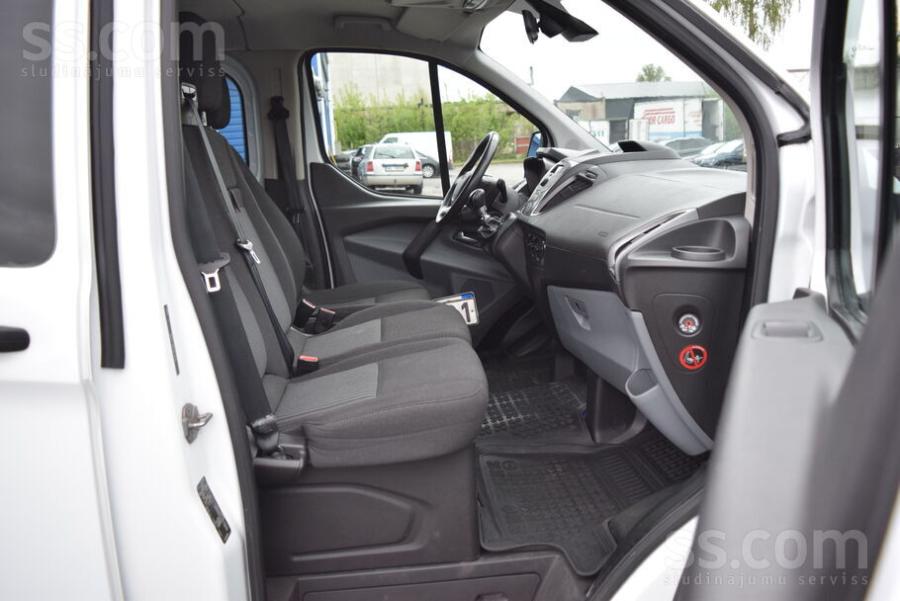 White Ford Transit 2015 in Riga, with an engine capacity of 2.20 L and mileage of 155 thousand km for 14300 €, photo 7 on AUTOMOTO.COM.LV